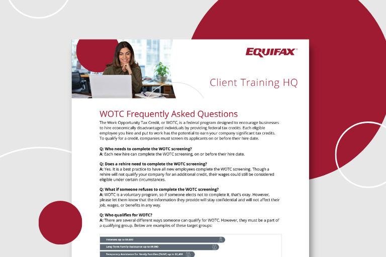 WOTC Frequently Asked Questions Image
