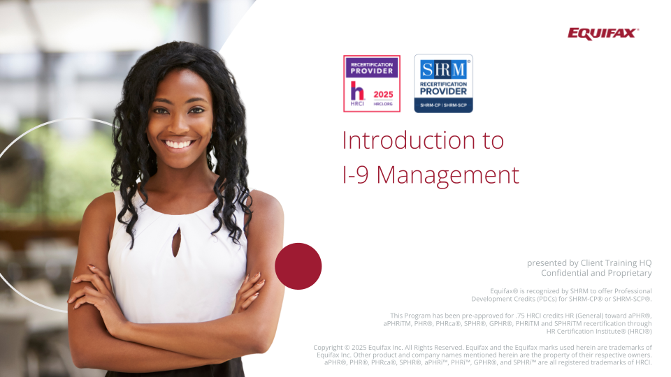 Introduction to I-9 Management Image